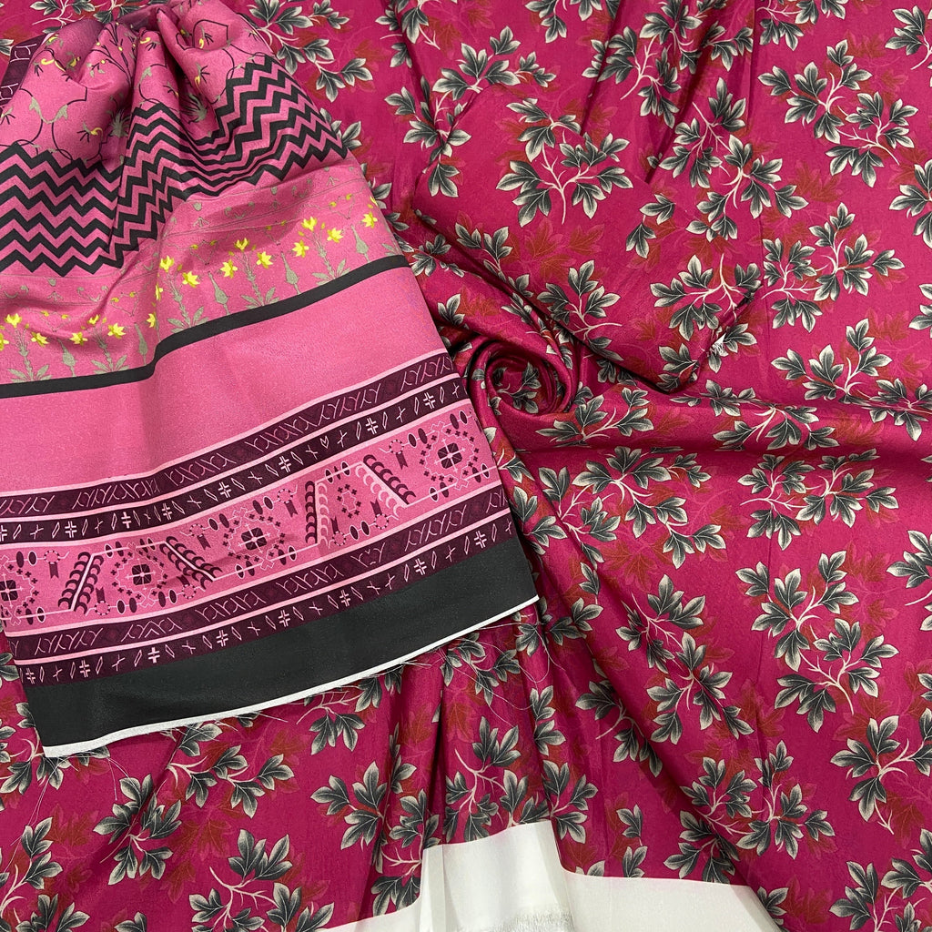 Baroque Printed Karandi-3PC – dawooddesigners