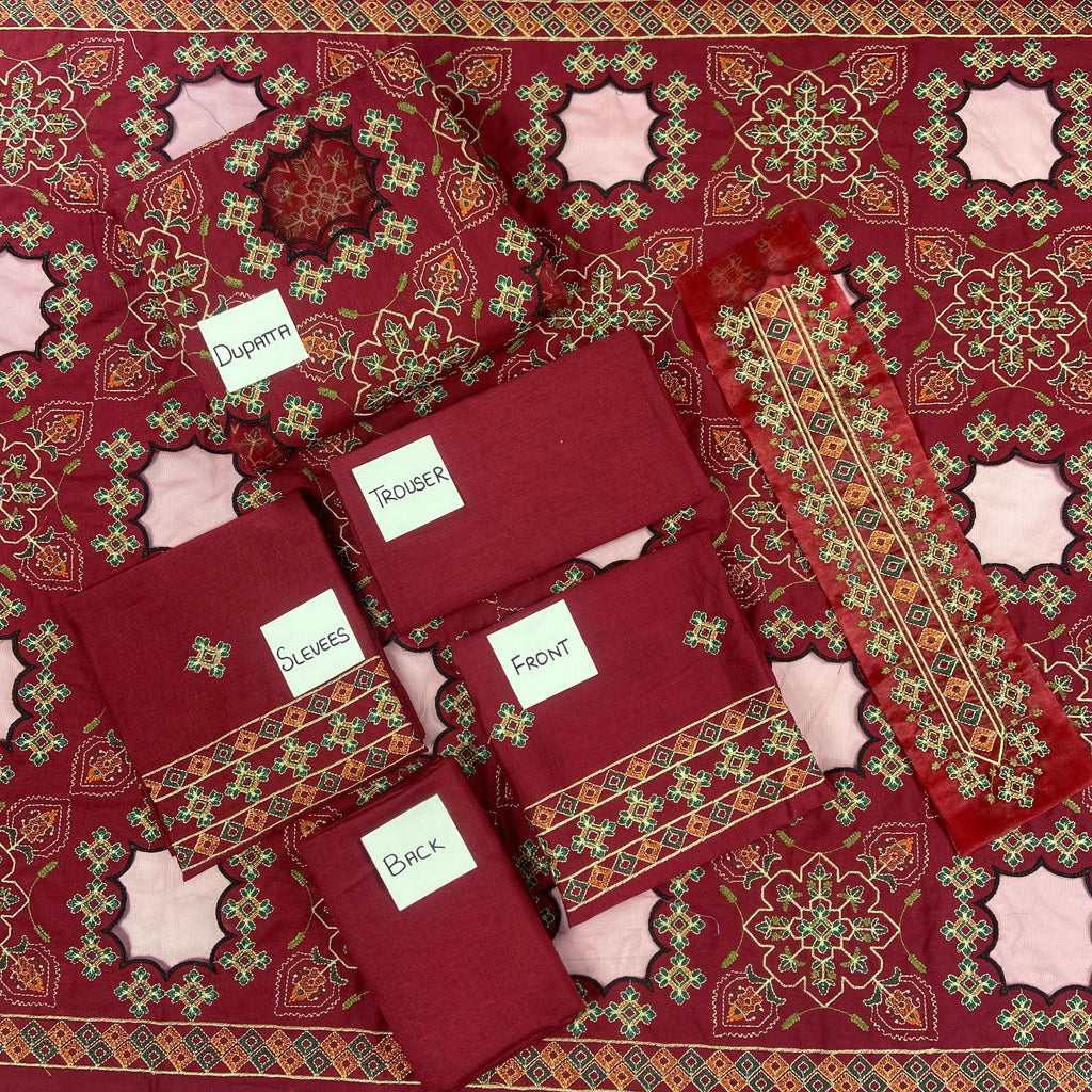 Bareeze Neps Karandi Heavy Embroidered-3PC – dawooddesigners