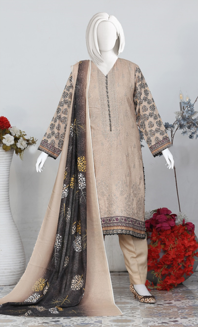Shehnai By Anaya Noor chikenkari Karandi-3PC – dawooddesigners
